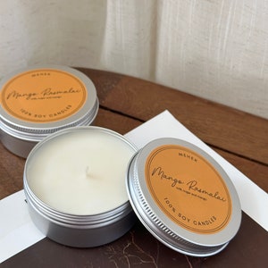 Mango Rasmalai Scented Candle| Milk, Sugar and Mango| Handcrafted Soy ...