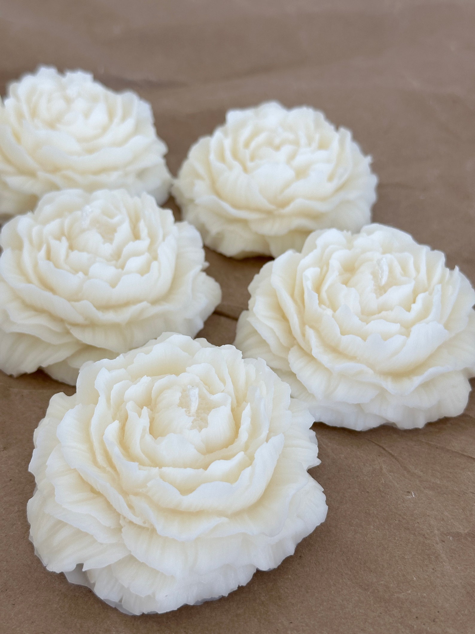 Blossom Peony Candle| Home Decor|rose Flower Candles, Bridesmaid Gift ...