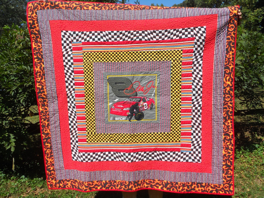 Handmade NASCAR Dale Earnhardt Jr. No. 8 Jr. Nation Red/yellow/black ...