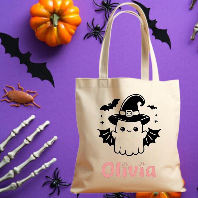 Halloween Monster Truck Tote Bag Personalized Trick or Treat Bag ...