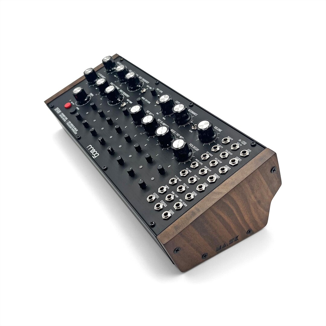 Moog Cheeks Solid Wood Rack Stand for Semi-modular Synths - Fits DFAM ...