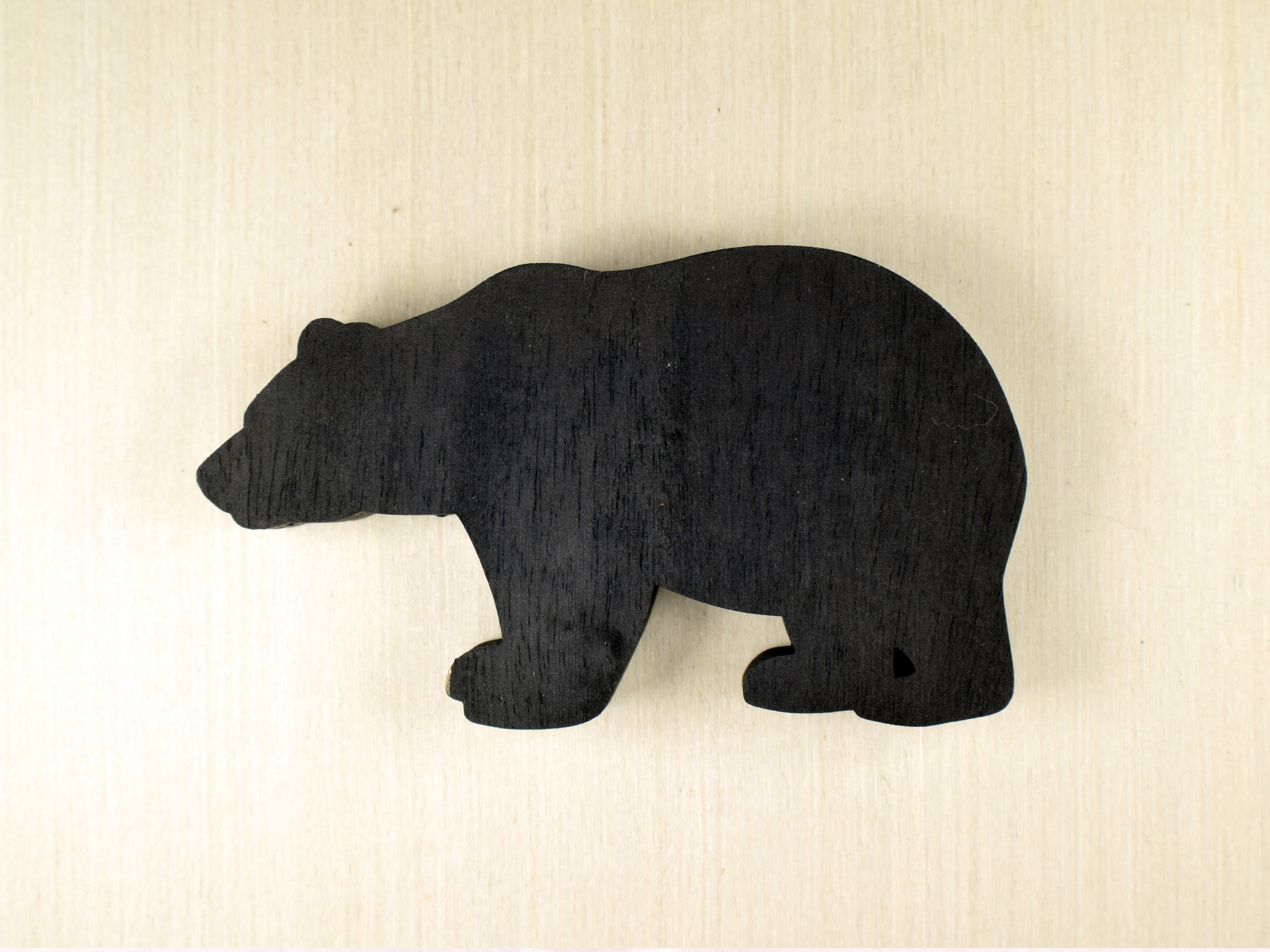 3D Wooden Bear Art - 4 Layer Laser Cut Forest Scene Decor - Etsy