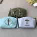 Personalized Leather Rosary Pouch With Zipper, Genuine Leather Rosary ...