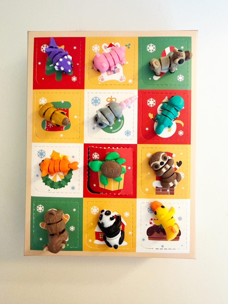 Custom Advent Calendar With 3D Printed Mini Animals – 12 Days of ...