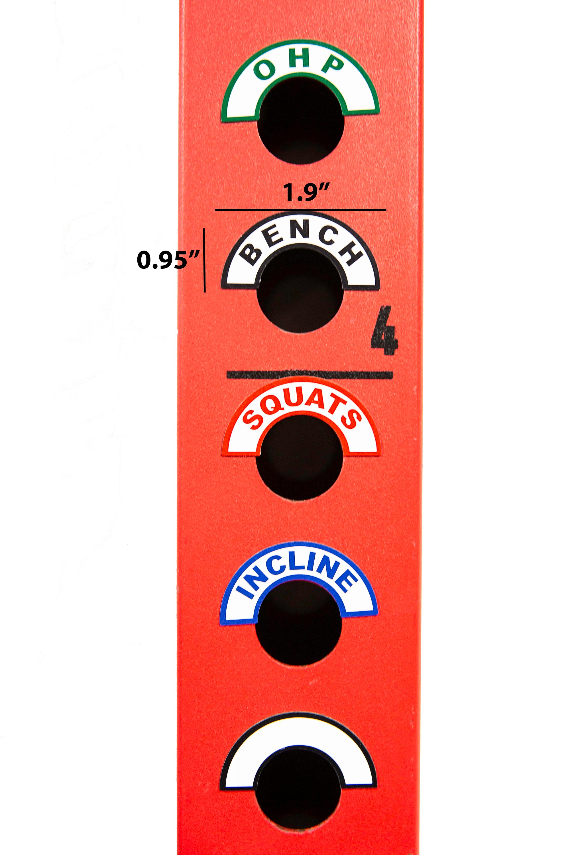 Power Rack / Squat Rack Position Markers Magnets - Etsy