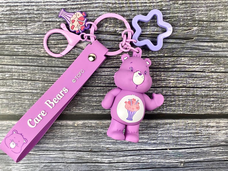 Care Bears Keychain Care Bears Pendant Cartoon Bear Pendant Bears ...