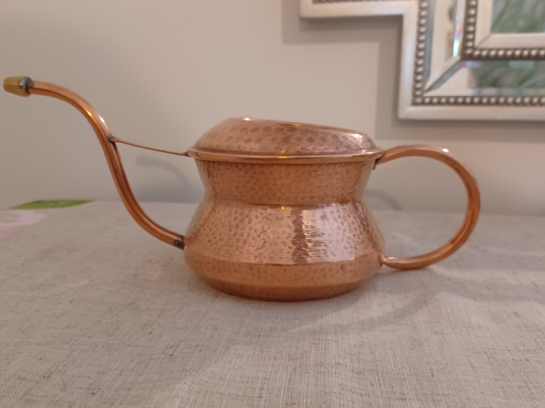 Pure Copper Watering Can Hammered by Hand - Etsy