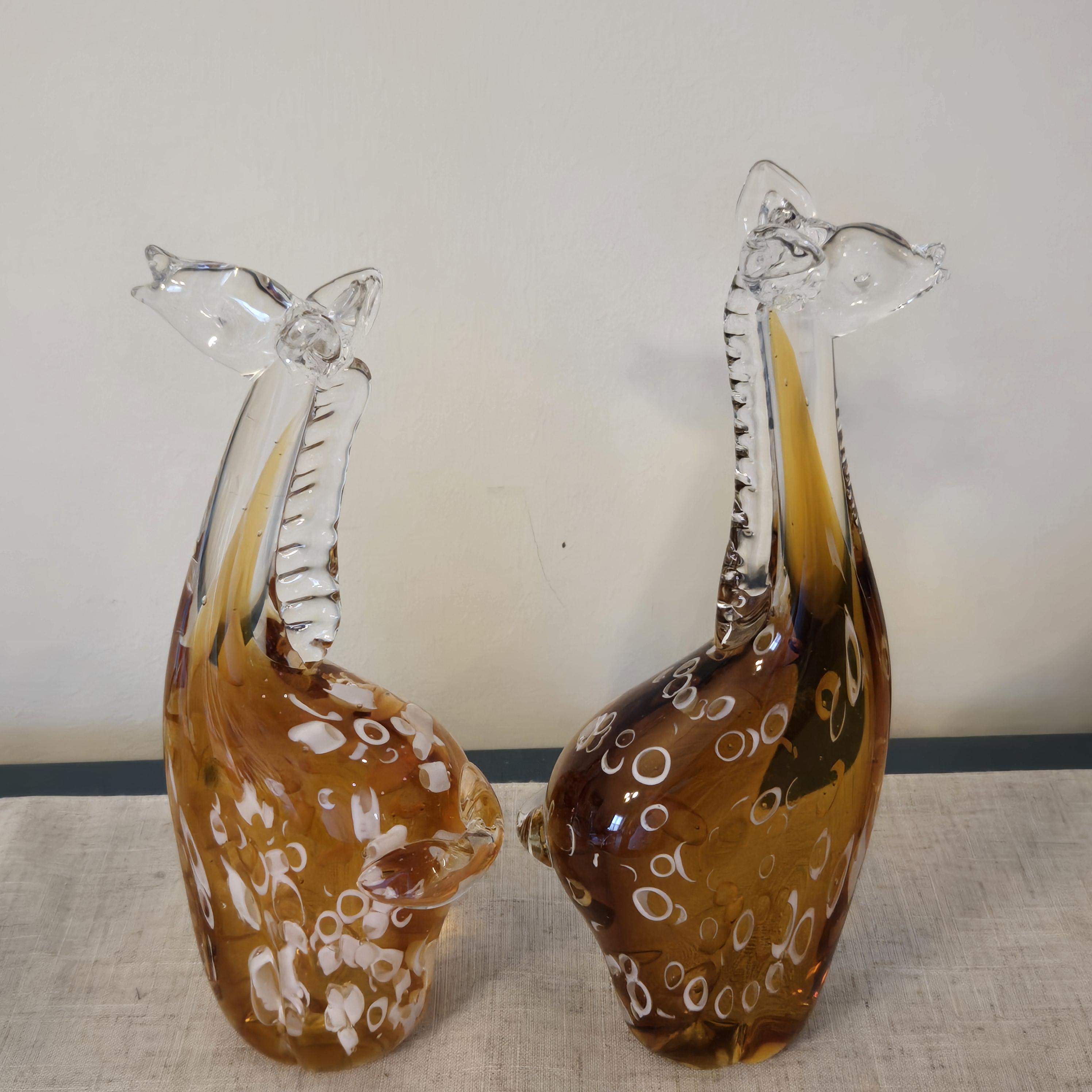 Decorative Giraffe Glass Sculpture - Etsy