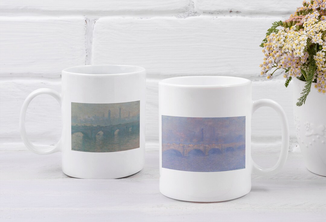 Claude Monet Coffee Mug | Monet Waterloo Bridge | Impressionist | Monet ...