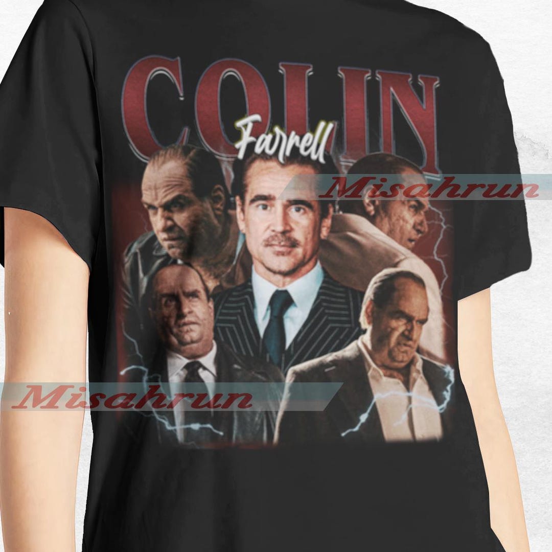 Colin Farrell Shirt Singer Graphic Tee Limited Actor Bootleg Bestseller ...