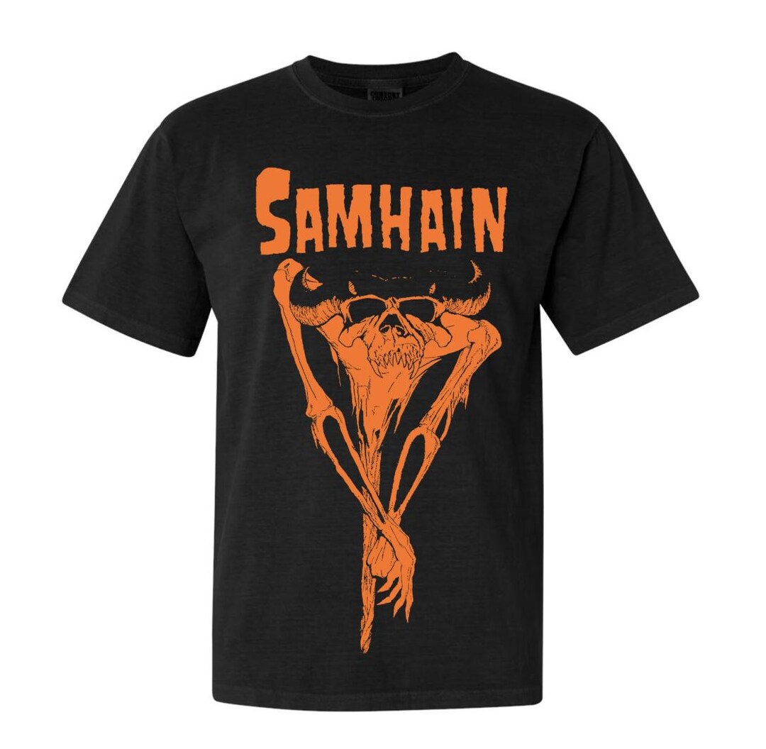 SAMHAIN Scarecrow Shirt - Discharge Print Premium Cotton - Etsy