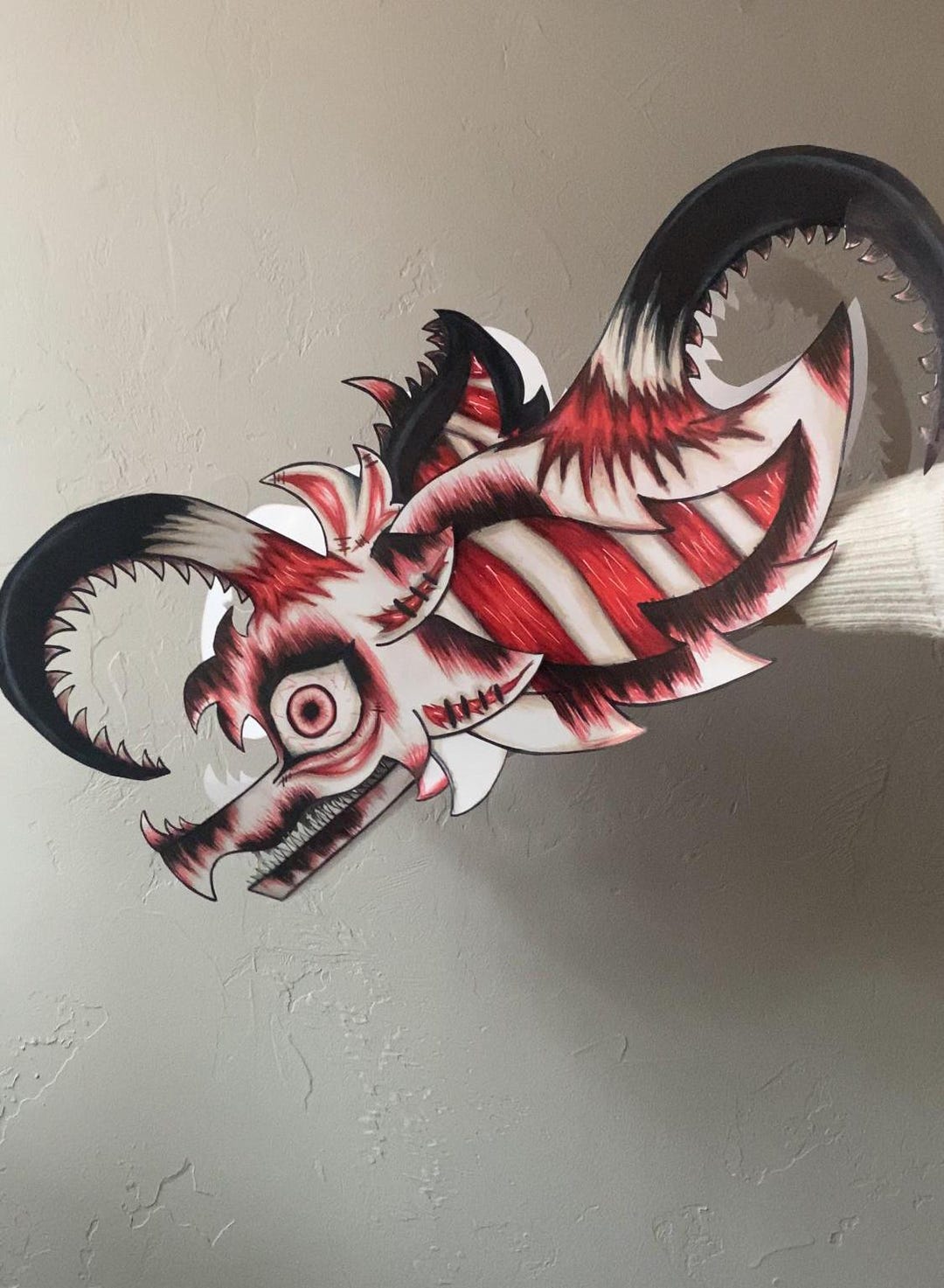 Paper Dragon Puppet MADE TO ORDER! Paper Puppet, Dragon Puppeteer ...