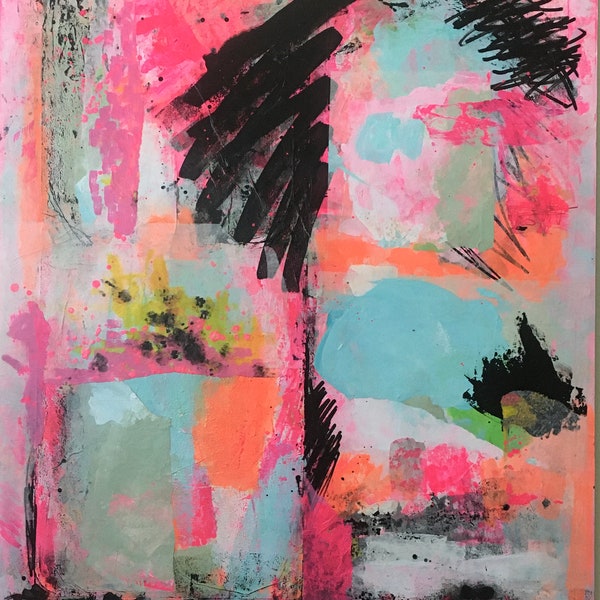 Mixed Media Art - Etsy