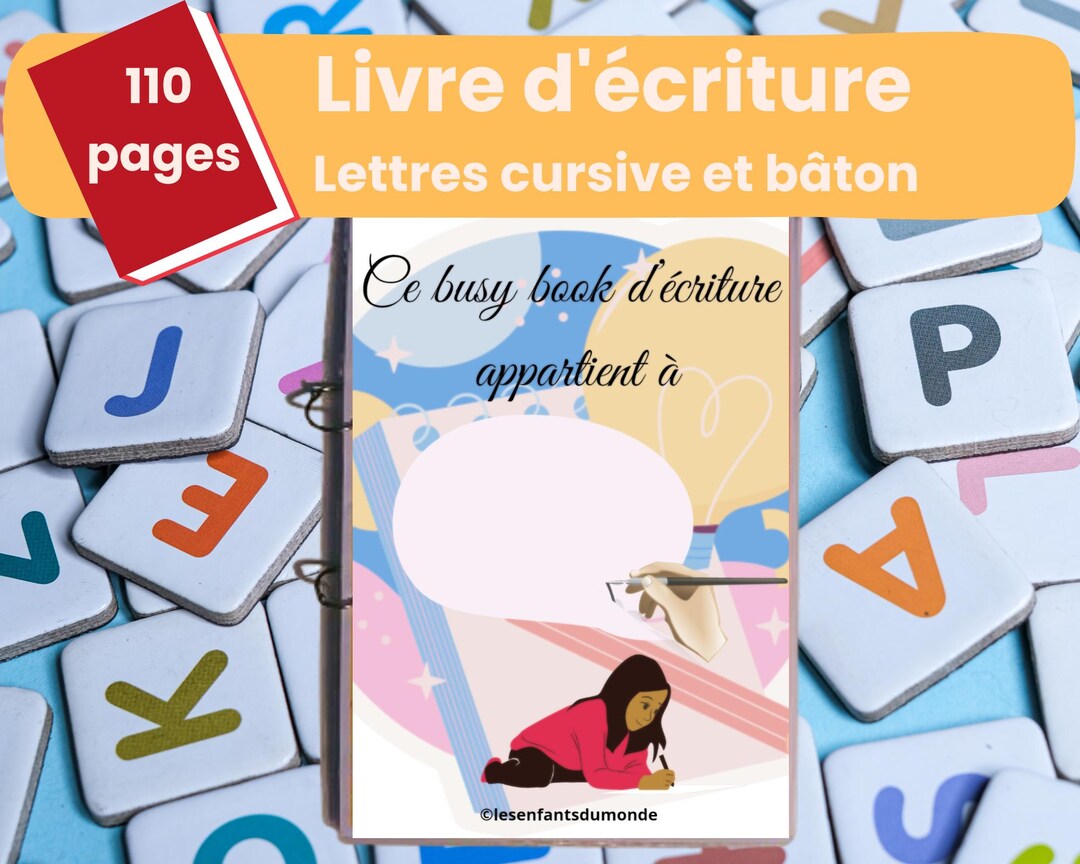 Cursive Alphabet and Stick Writing Notebook, Preschool, Toddler ...