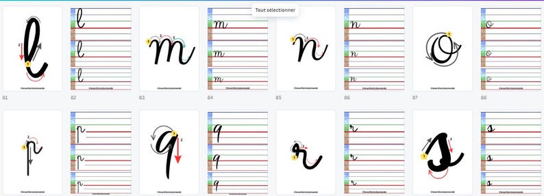 Cursive Alphabet and Stick Writing Notebook - Etsy