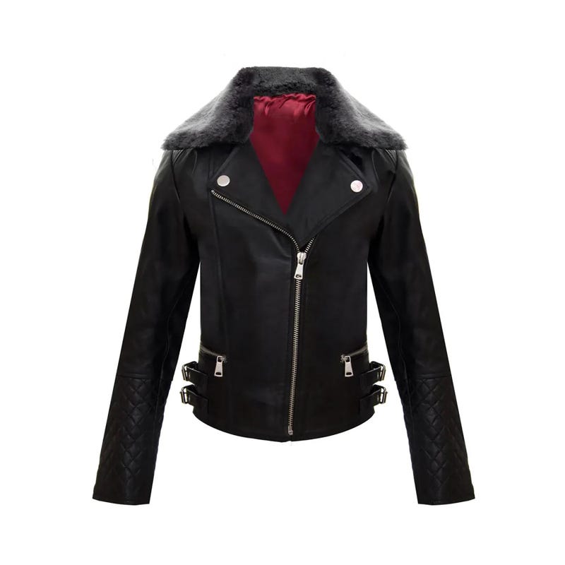 Kids Girls Leather Jacket - Etsy