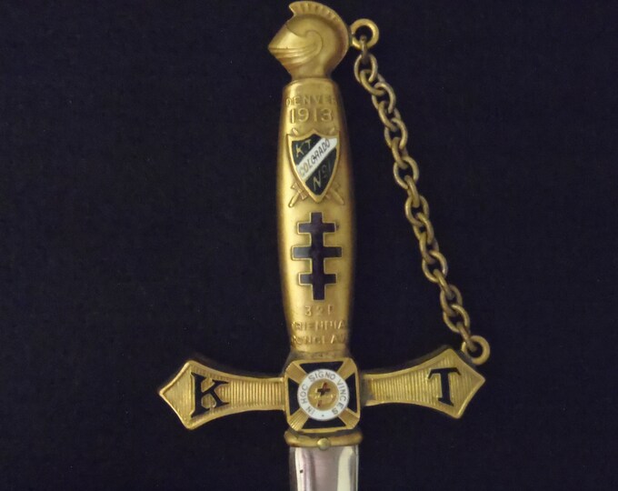Free Mason, Knights of Templar Mini Sword, 1913 - Etsy