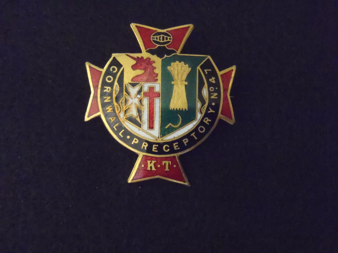 Antique Knights of Templar Pin - Etsy