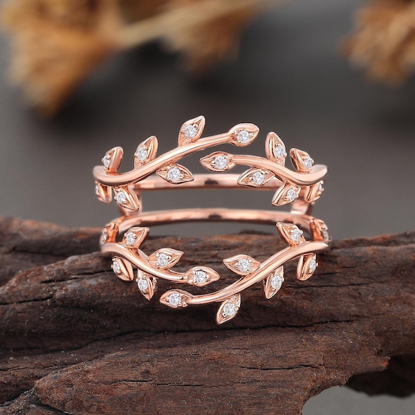 Rose Gold Enhancer Ring - Etsy