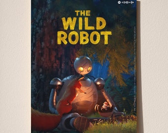 Read Aloud Poster THE WILD ROBOT Book Activity Peter Brown Digital ...
