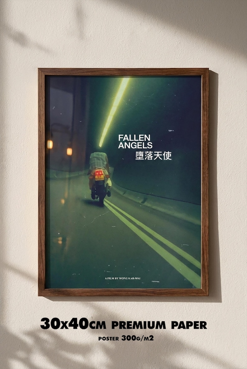 Fallen Angels Poster – Wong Kar-wai Art Print, Vintage Style Movie ...