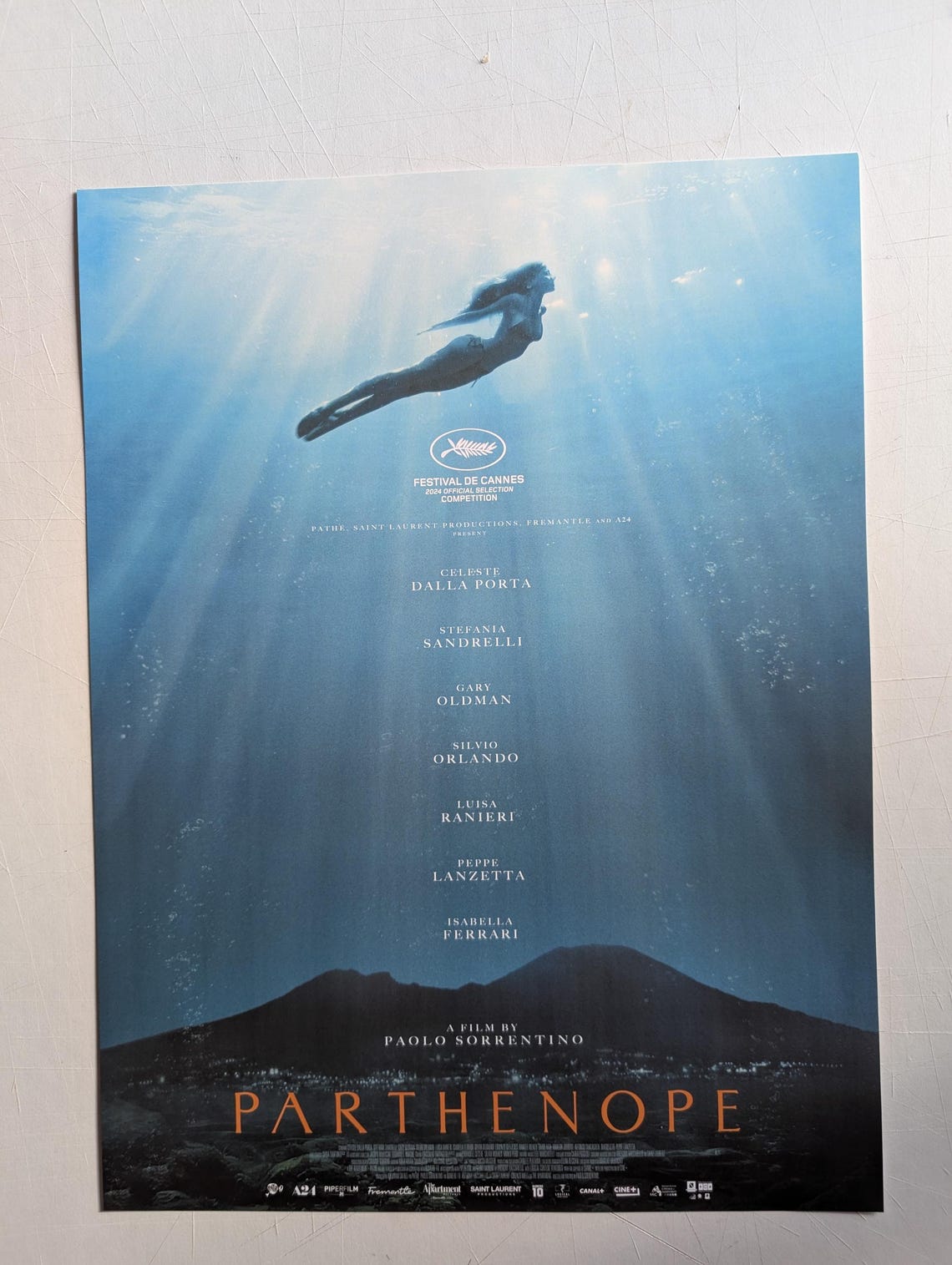 Parthenope Movie Poster, a Film by Paolo Sorrentino - Etsy