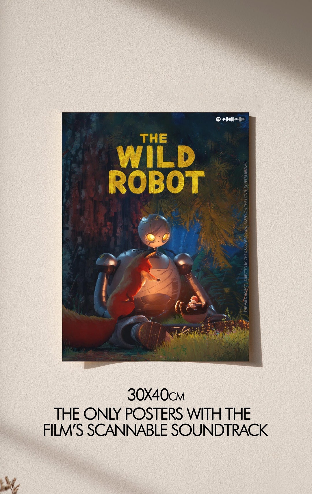 The Wild Robot, Movie Poster - Etsy