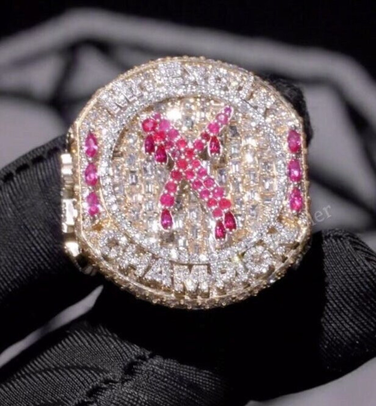 Custom Iced Out Ring for Men, Logo Ring, Number Ring, Letter Ring, Hip ...