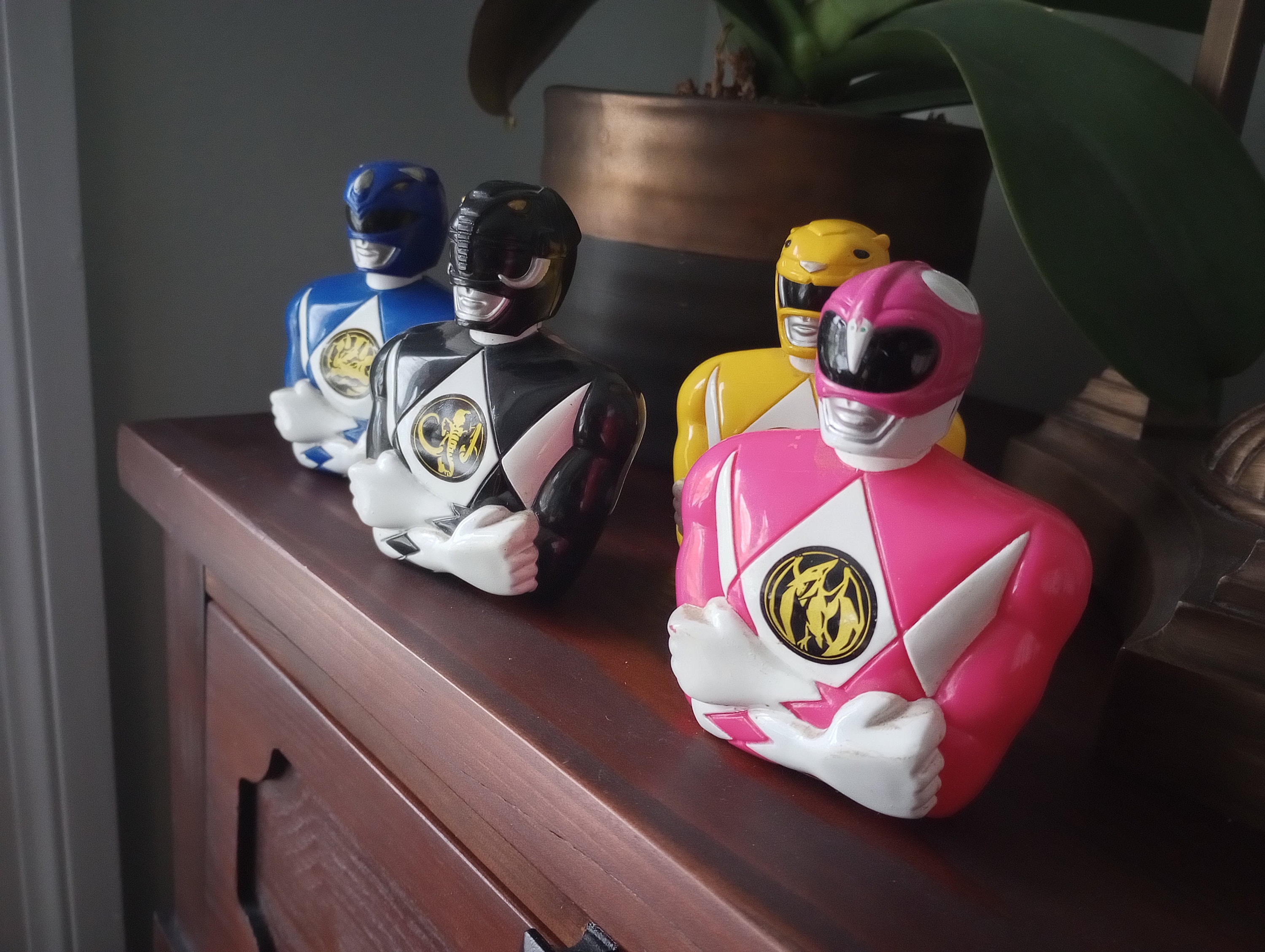 Vintage 1993 Mighty Morphin Power Rangers Figurine Coin Candy - Etsy