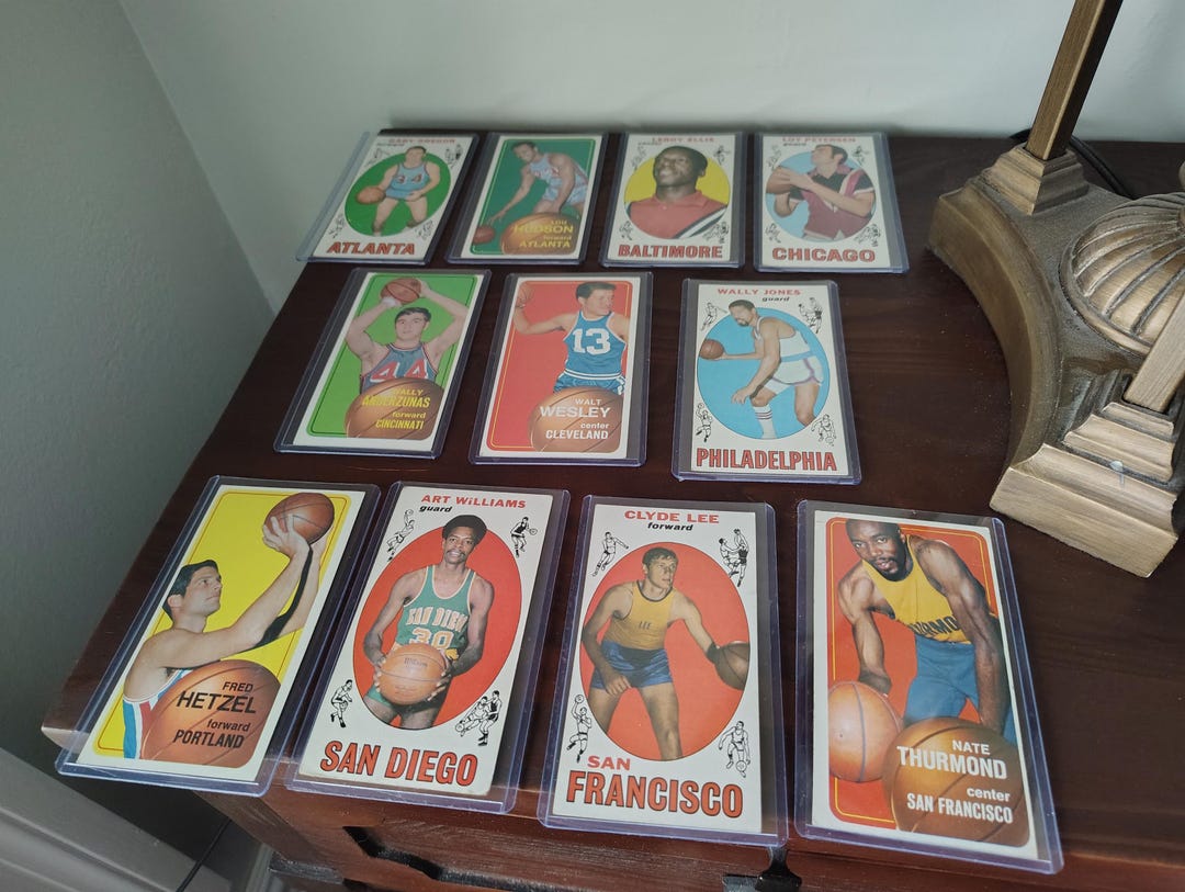Vintage 1969-1970 TOPPS Basketball Trading Cards (lot of 11) - Etsy