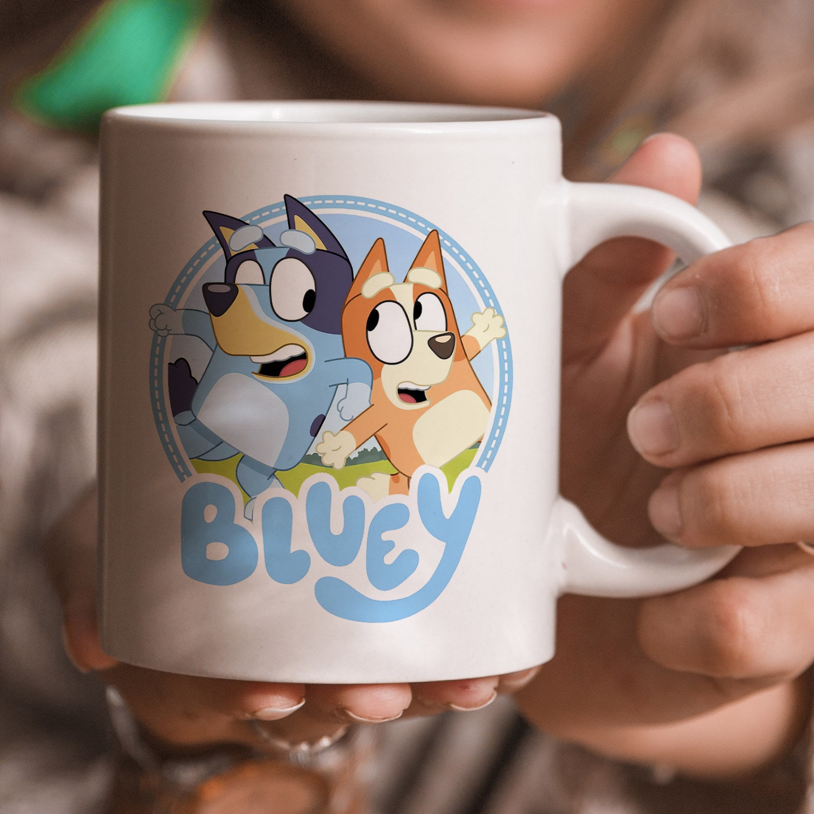 Bluey and Bingo Mug, Bluey Mug, Bluey Chilli Heeler Mug, Funny Bluey ...