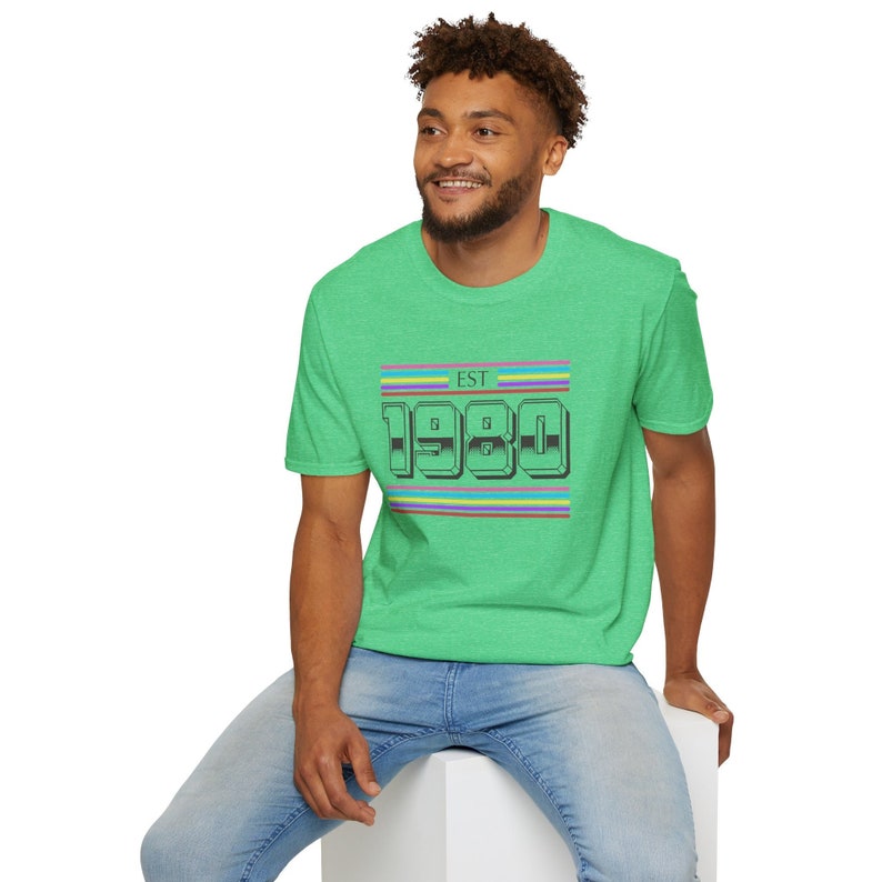 1980 '80s Decade Year Personalised T-shirt - Customise With Your Own ...