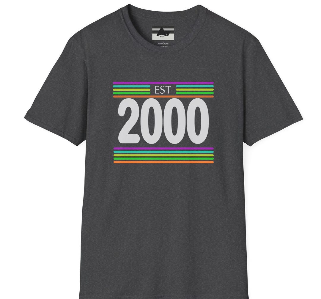2000 '00s Year Personalised Decade T-shirt - Customise With Your Own ...