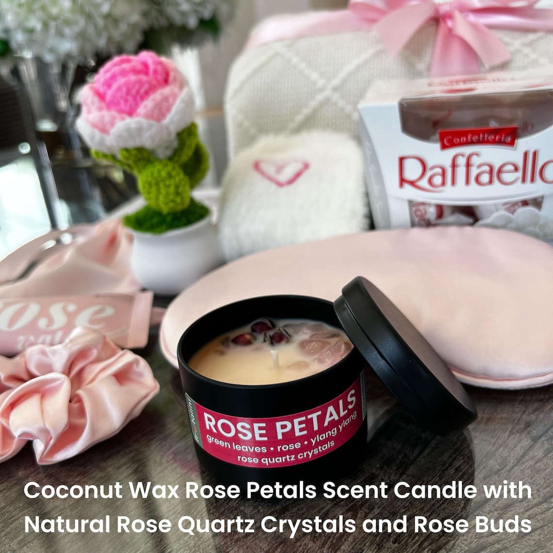 Rose Lover Gift Set Care Package for Her Gift for Mom Gift for Wife ...