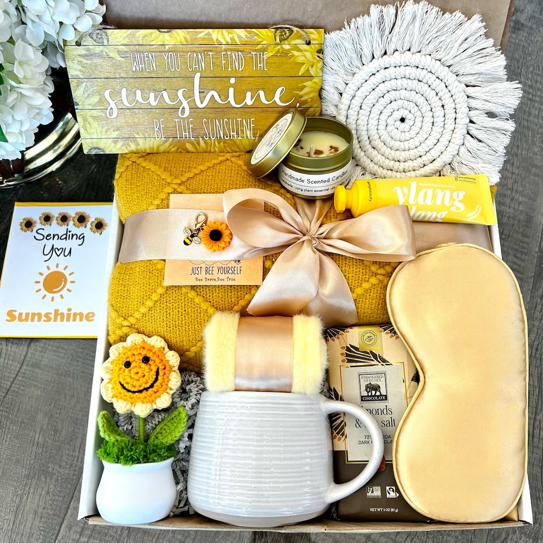 Sending Sunshine Gift Box | Sunflower Gift | Care Package | Gift for ...
