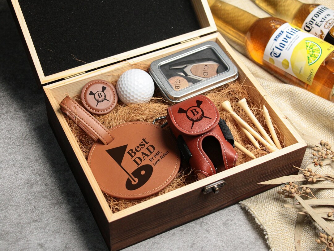 Custom Golf Sports Gift Set With Box , Golf Ball Tees Bag Tag Gift for ...
