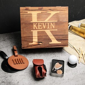 Custom Golf Sports Gift Set With Box , Golf Ball Tees Bag Tag Gift for ...