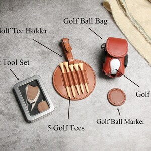 Custom Golf Sports Gift Set With Box , Golf Ball Tees Bag Tag Gift for ...