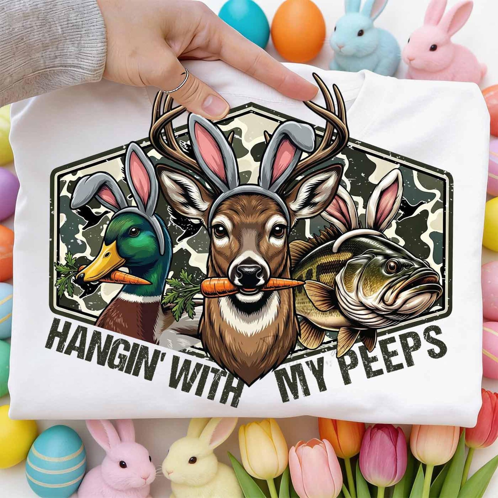 Hangin' With My Peeps Camo PNG, Digital Download, Easter Hunting ...