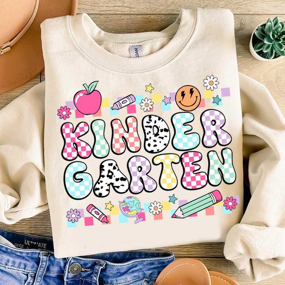 Retro Back to School Bundle, Teacher PNG, Kindergarten, First Day of ...