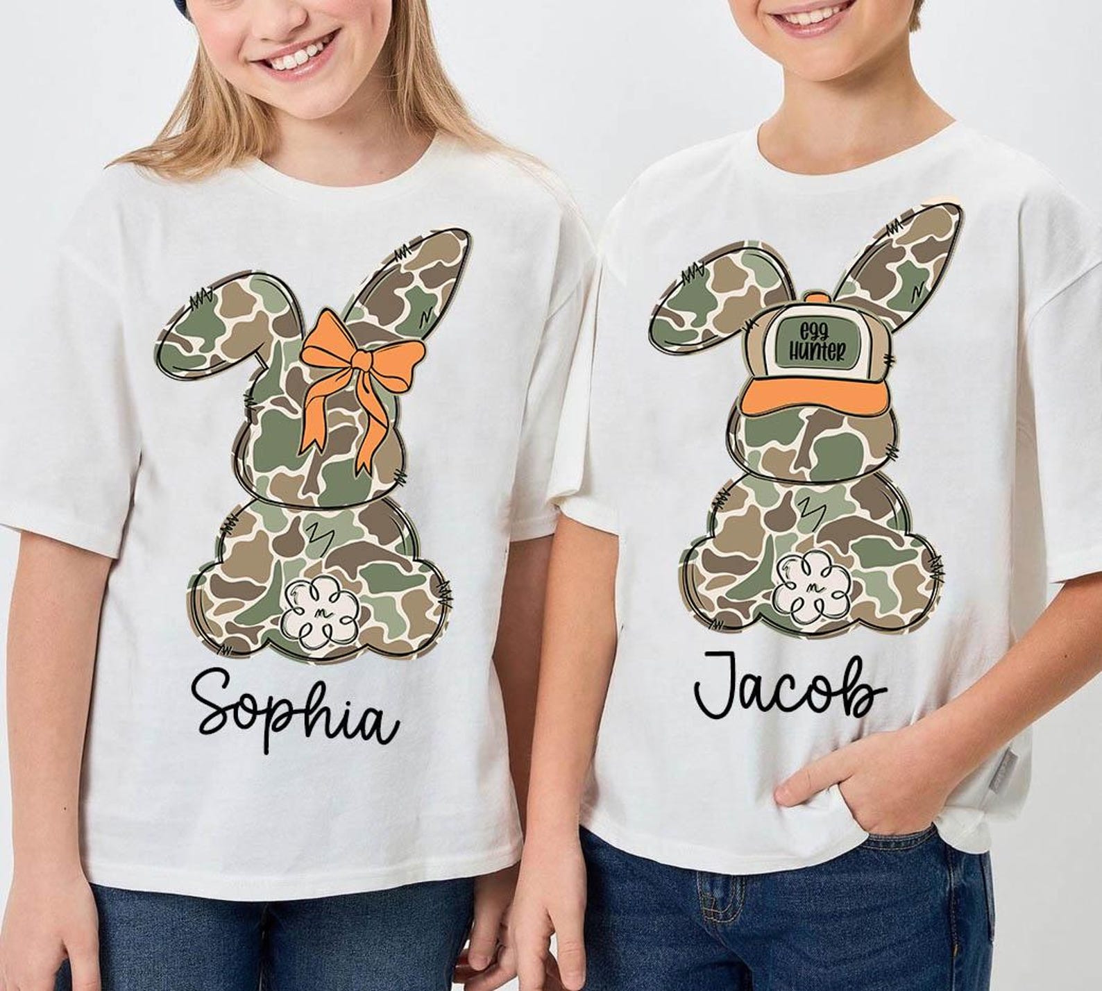 Egg Hunter Bunny Png, Camo Easter Bunny Sublimation File, Boy Bunny ...