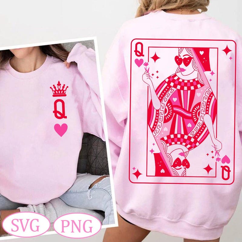 Queen Valentine Card Png - Etsy