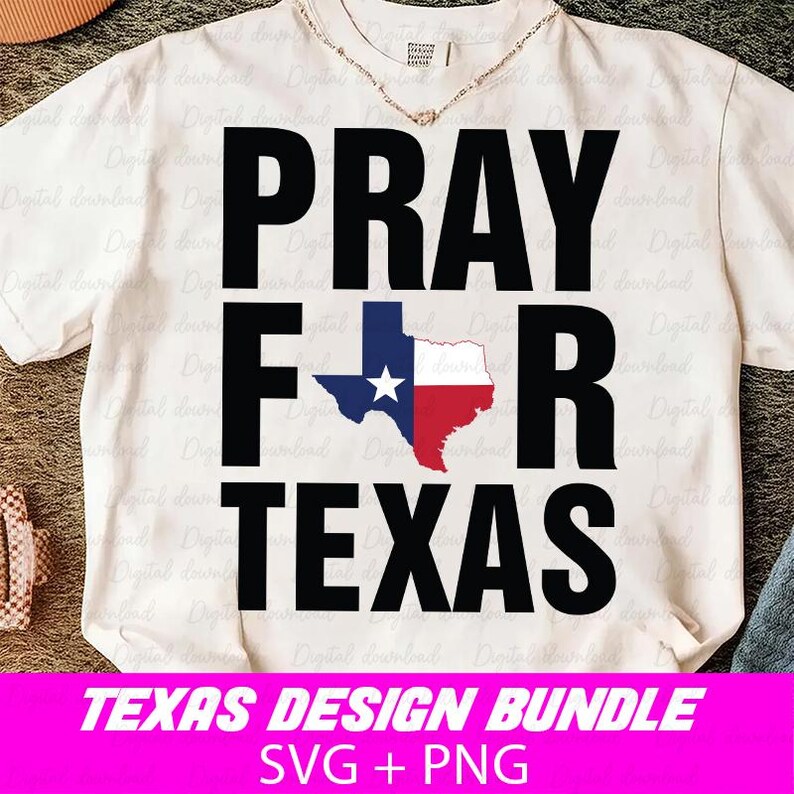 Pray for Texas SVG Bundle, Texas Strong 2025 Design, Hill Country Flood ...