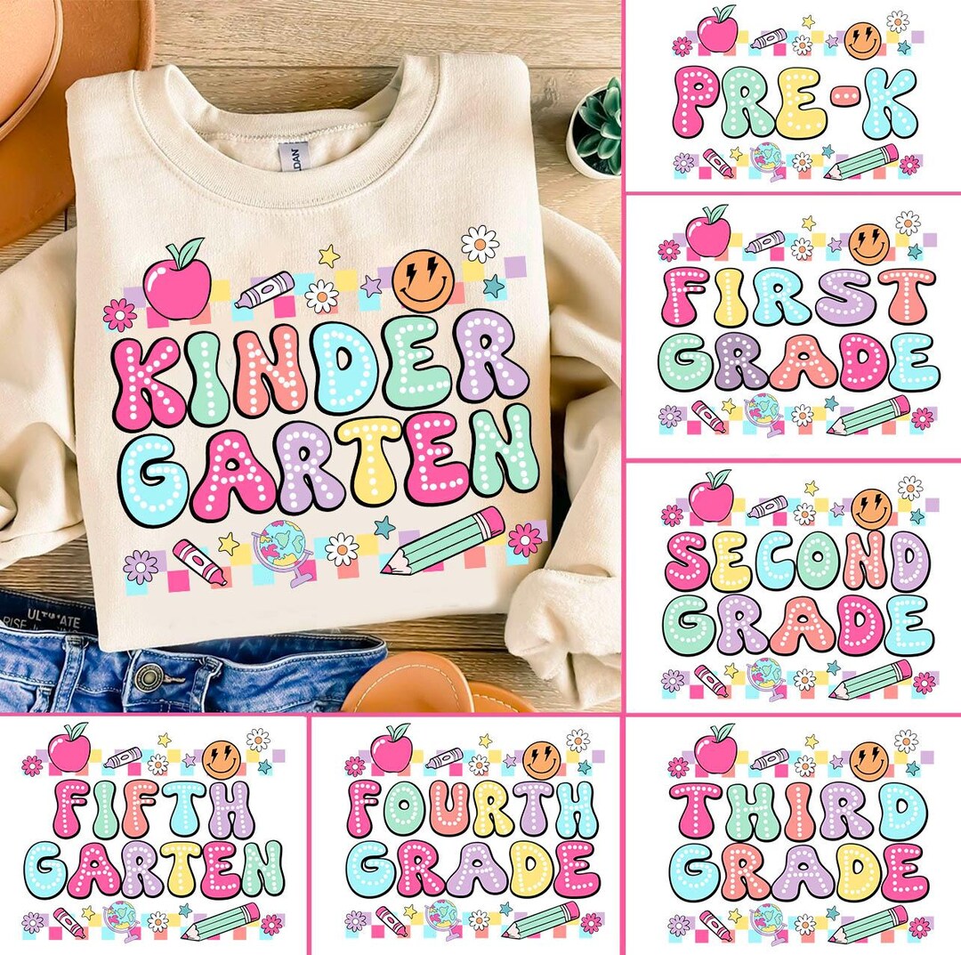 Back to School Bundle, Teacher PNG, Kindergarten, First Day of School ...