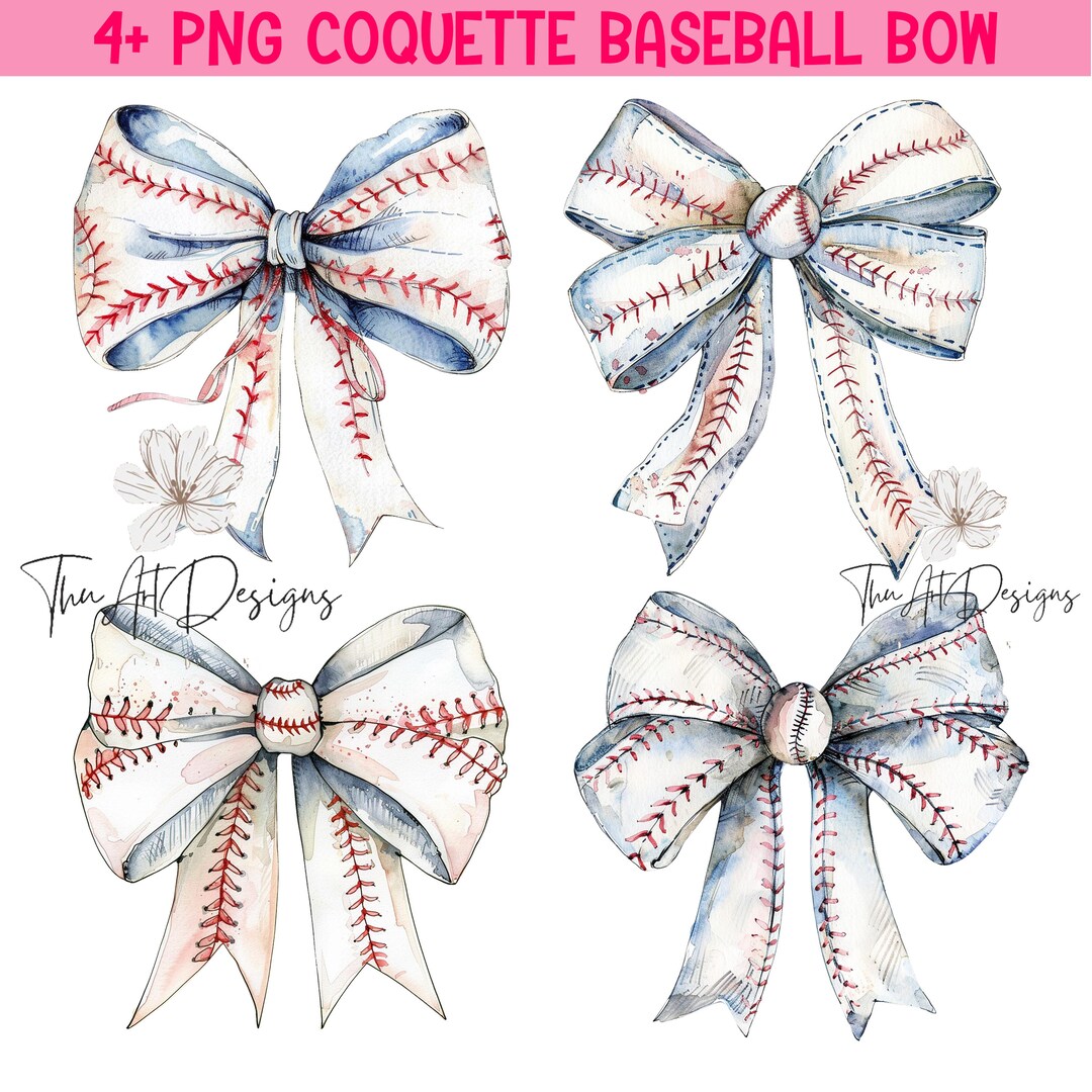 Baseball Bow Bundle ,coquette Baseball Png, Gameday Png,baseball Mom ...