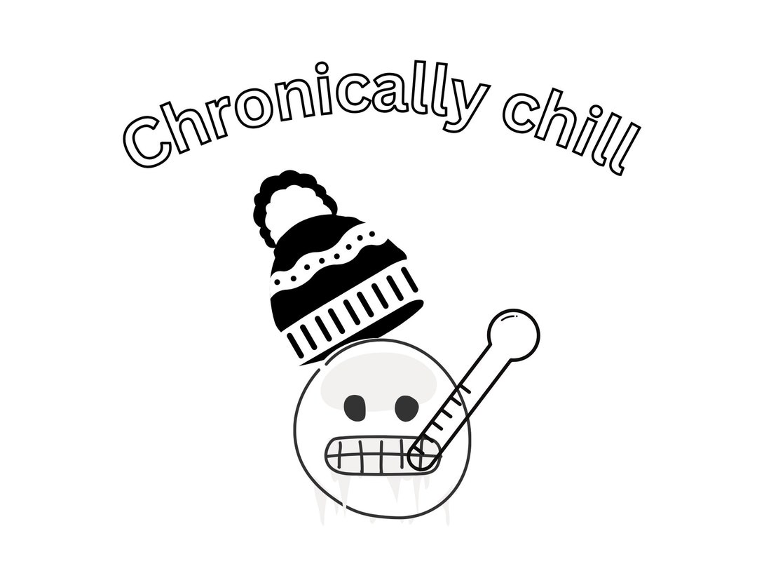 Chronically Chill Coloring Page - Etsy