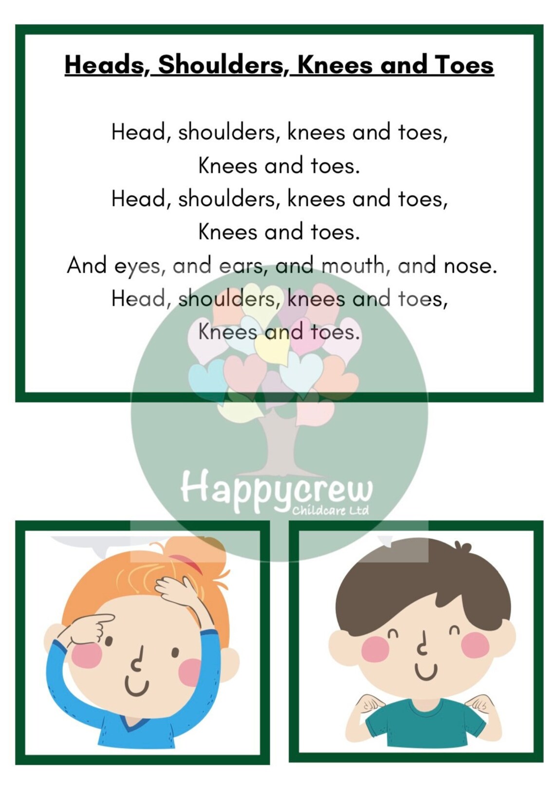 Nursery Rhyme Flash Cards - Early Years - Childcare - Learning ...
