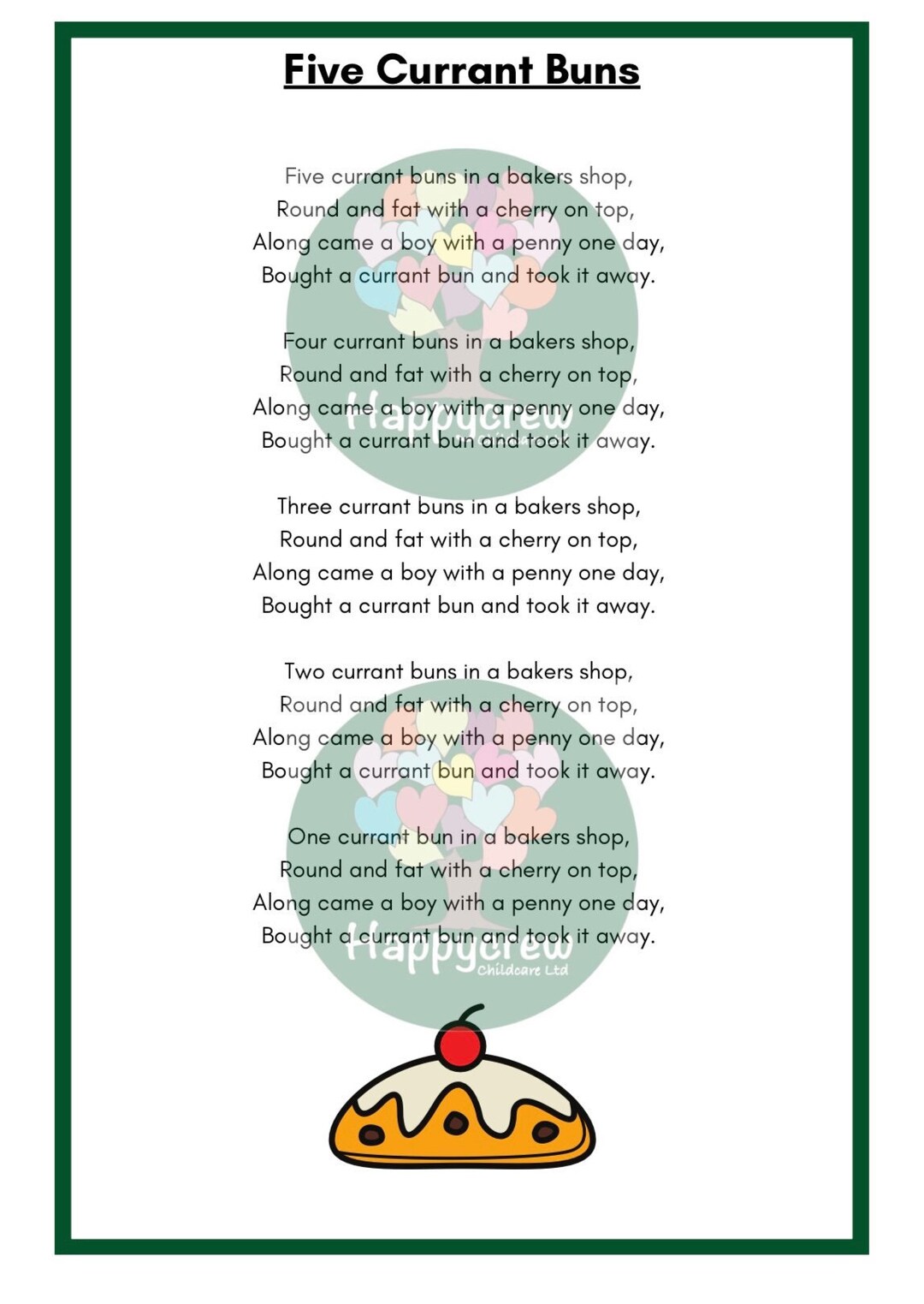 Nursery Rhyme Flash Cards - Early Years - Childcare - Learning ...