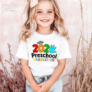 Custom 2025 Preschool Graduation Shirt, Last Day of School 2025 Shirt ...