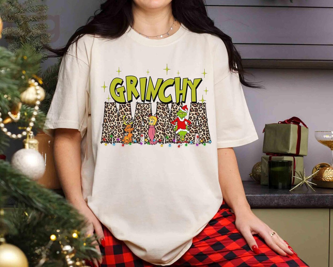 Mama Grinch Png, Mama Grinch Santa Png, Christmas Light Png, Mama ...